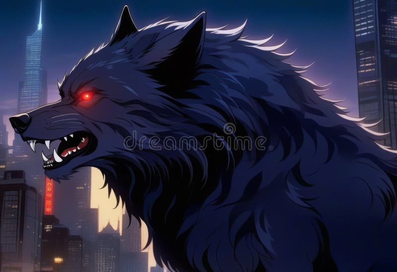 The Elegant Transformation of a Gothic Werewolf - a Captivating Digital ...