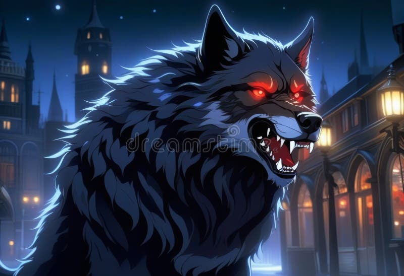 The Elegant Transformation of a Gothic Werewolf - a Captivating Digital ...