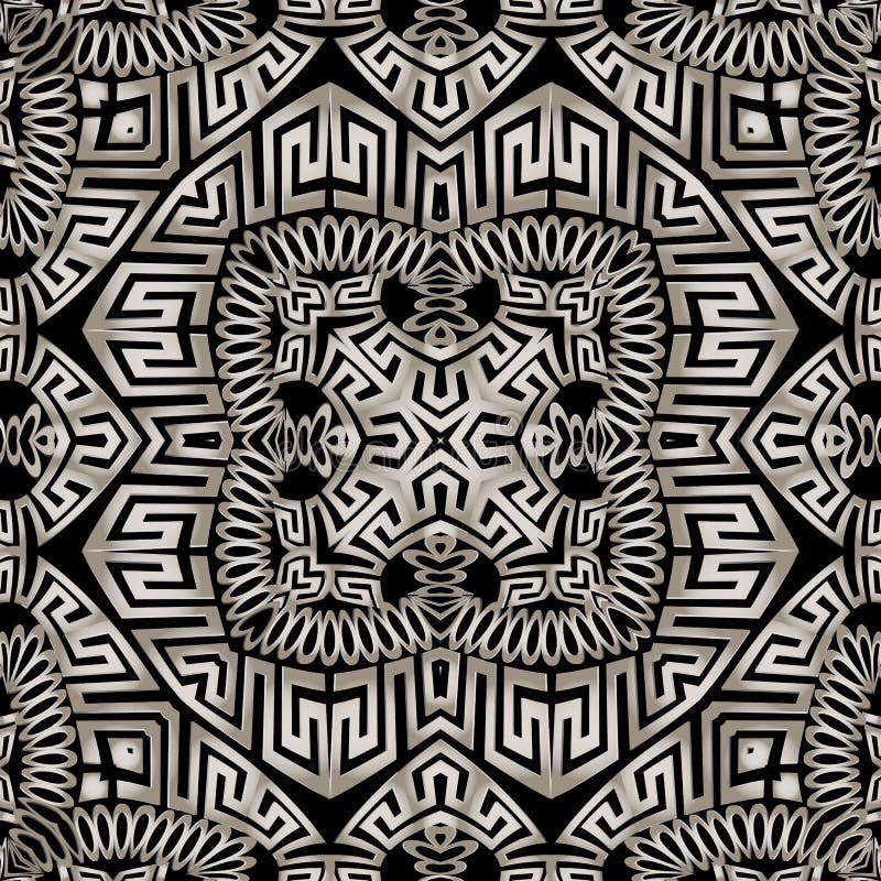 Elegant Tribal Ethnic Vector Seamless Pattern. Greek Ornamental ...
