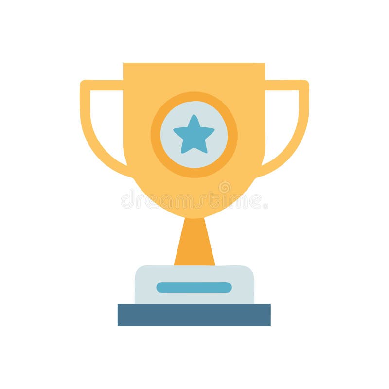 Elegant Trophy for Stellar Recognition Stock Illustration ...