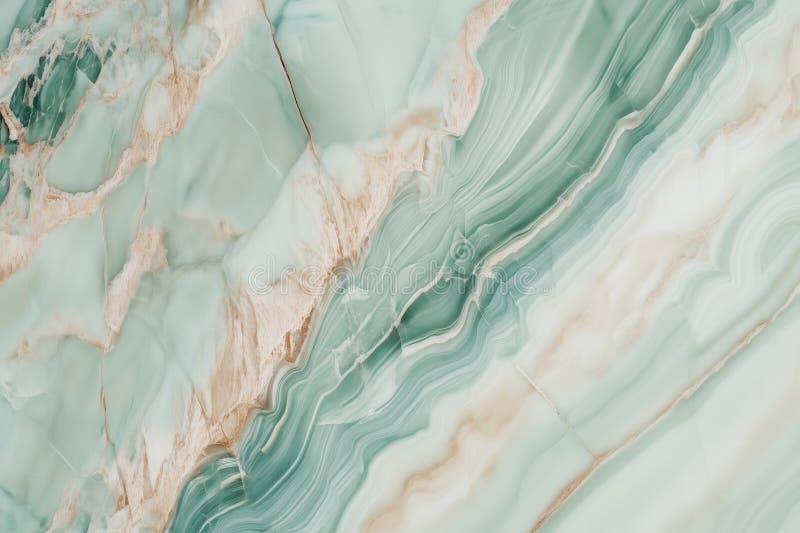 Elegant Turquoise and Beige Marble Texture with Fluid Patterns Stock ...