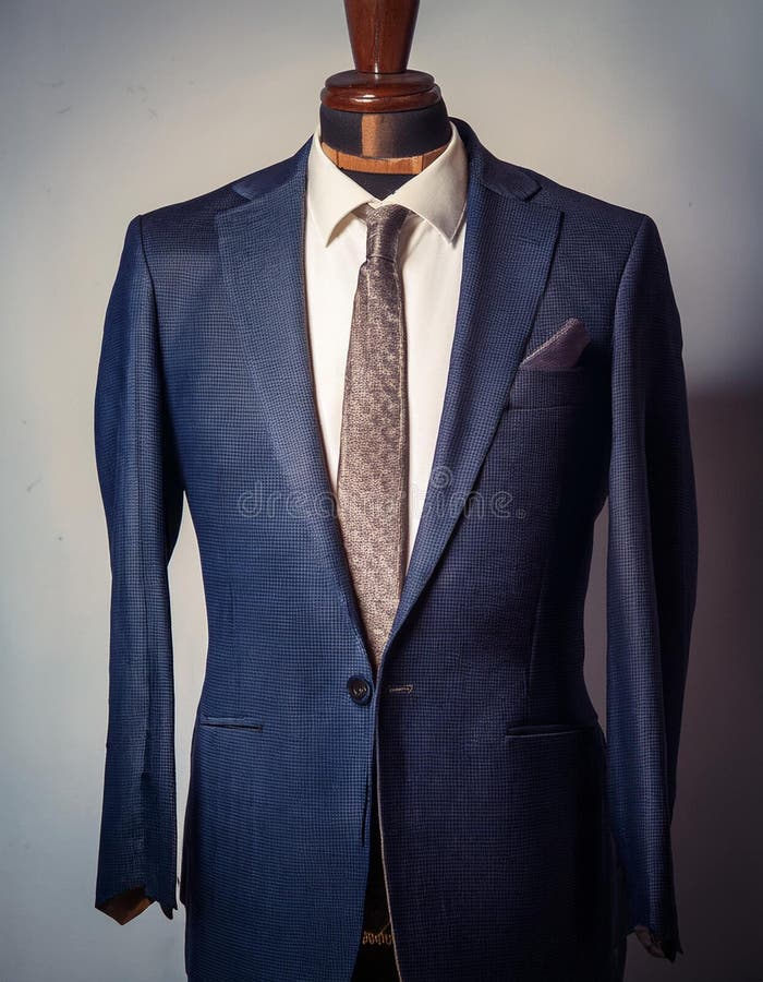 An Elegant Unfinished Tailor-made Formal Suit, AI Generated Stock Illustration - Illustration of ...