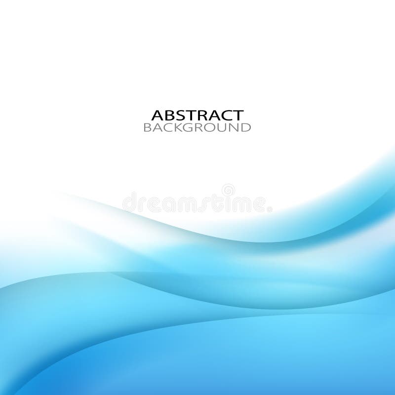 Elegant Vector Abstract Background.Blue Abstract Wavy Background. Stock ...
