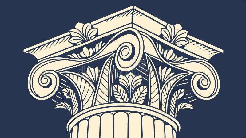 Greek Column Capital Stock Illustrations – 5,187 Greek Column Capital ...