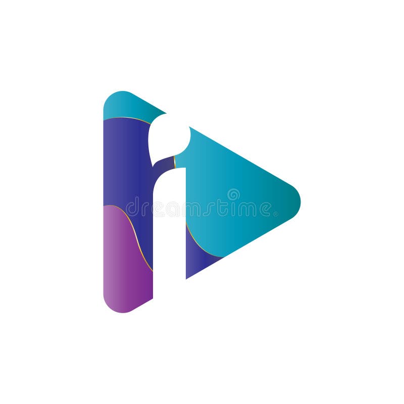 Elegant Vector Illustration of a Triangle with the Initials Creative ...