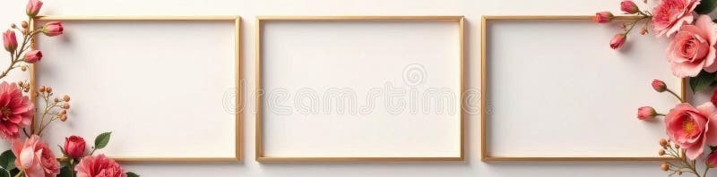 Elegant Vector Photo Frames with Soft Drop Shadows, Isolated , Blank ...