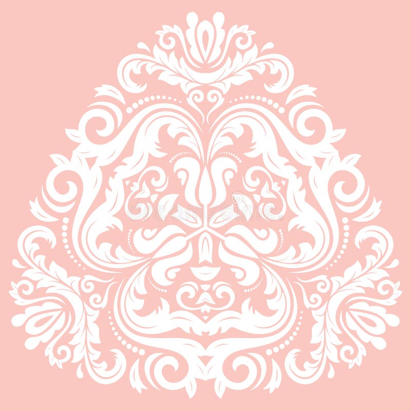 Elegant Vector Triangular Ornament in Classic Style Stock Vector ...