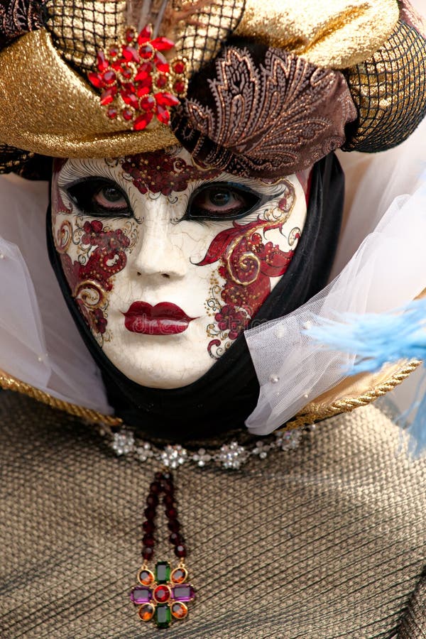 Elegant Venice Mask, Carnival. Editorial Image - Image of face, gras ...