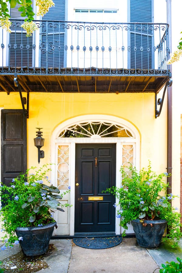 Elegant Vintage Door in an Old House Stock Image - Image of elegance ...