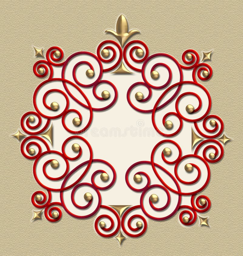 Elegant Vintage Swirl Frame â€¢ SEE MY PORTFOLIO! Picture. Image: 2024471