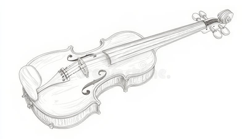 Violin Drawing Violin Sketch : R/drawing
