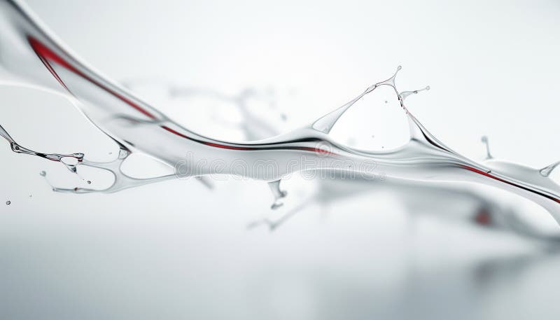 Elegant Water Splash Captured in Bright Light Stock Image - Image of ...