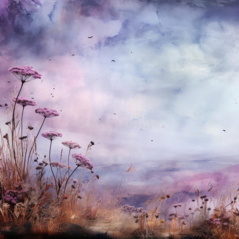 Elegant Watercolor Background for a Romantic Blog Stock Illustration ...