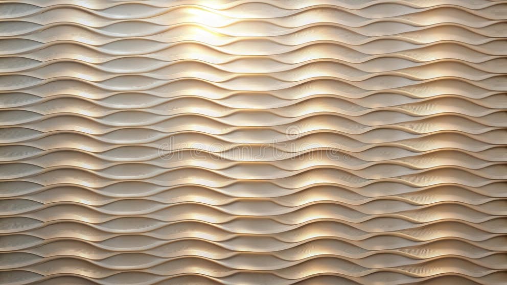 Elegant Wave Pattern Wall Texture with Subtle Lighting. Generative AI ...