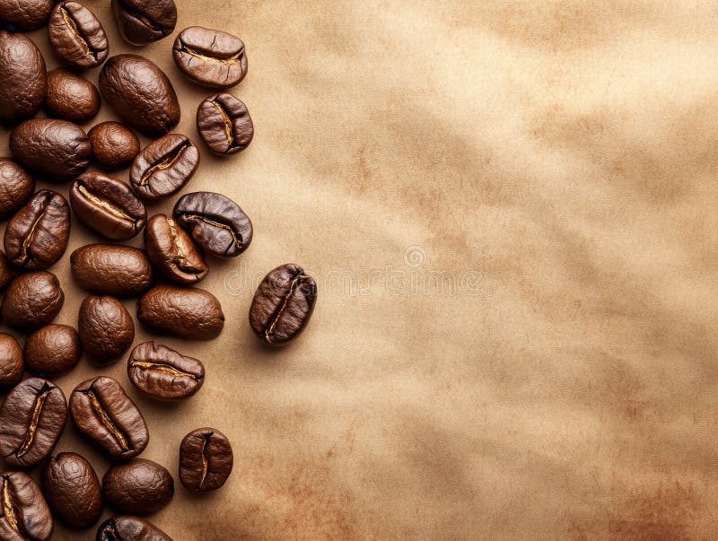 Elegant Web Background Showcasing Premium Coffee Beans for Roastery ...