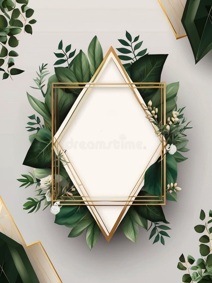 Elegant Wedding Invitation Card Design Stock Illustration ...