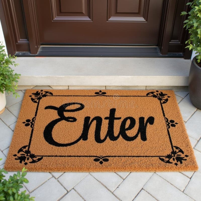 Elegant Welcome Illustration Stock Vector - Illustration of green ...