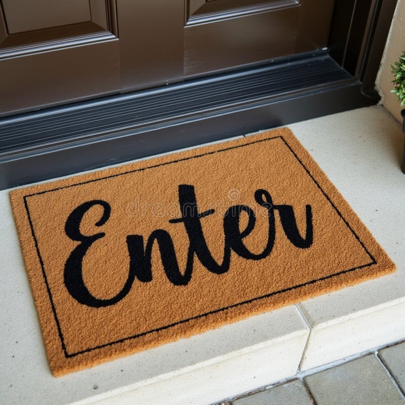 Elegant Welcome Illustration Stock Vector - Illustration of green ...