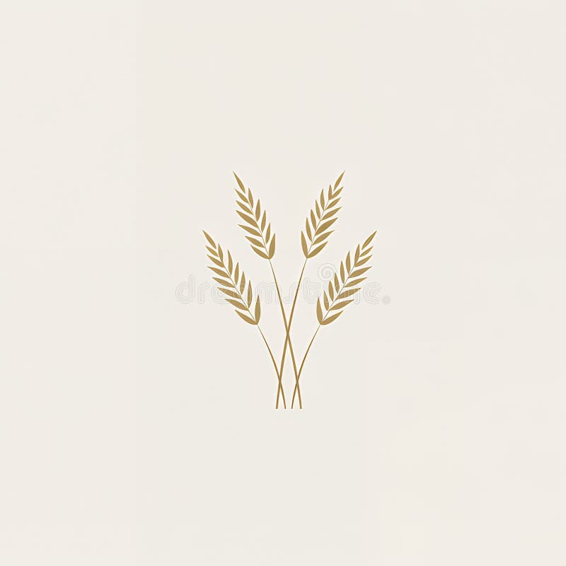 Elegant Wheat Border Frame - Line Art Vector Stock Vector ...