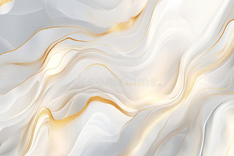 Elegant White Abstract Background with Soft, Wavy Textures and Subtle ...