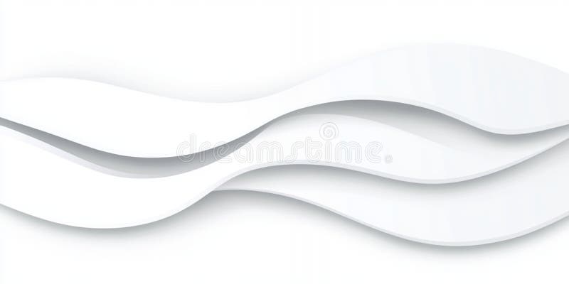 Elegant White Abstract Wave Background Design Modern Minimalist Style ...