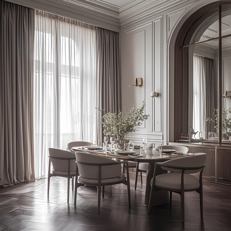 Elegant White and Brown Interior Design for Combining Classic and ...