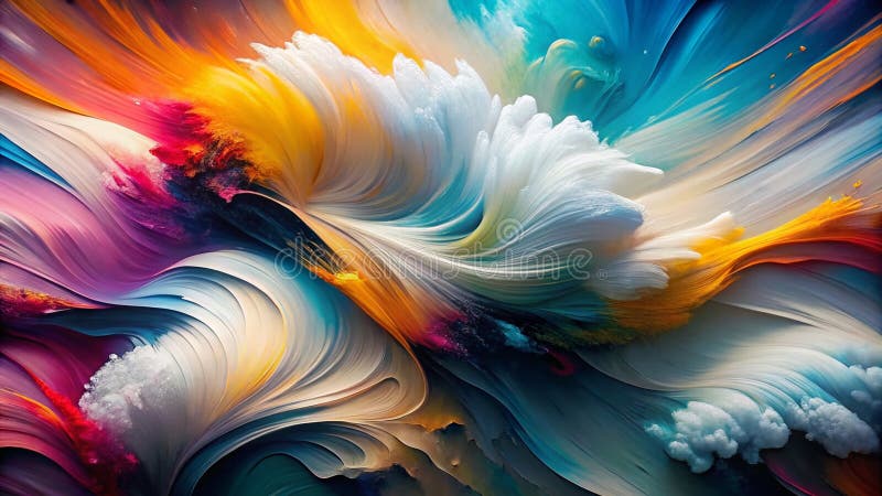 Elegant White Brushstroke Background a Versatile Design Element for ...