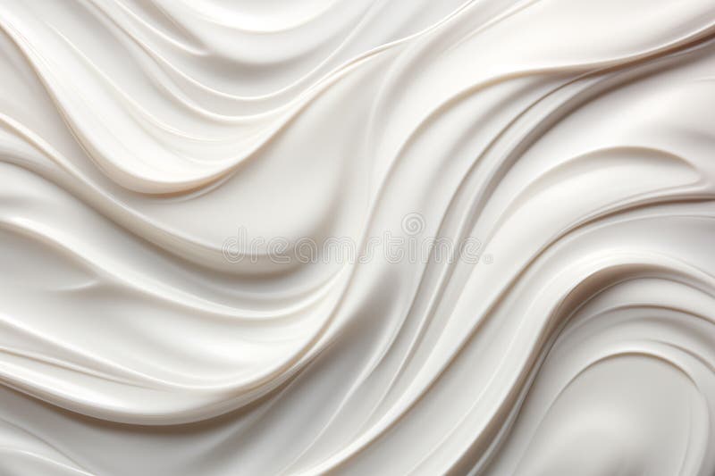 Elegant White Creamy Texture with Smooth Waves Stock Illustration ...