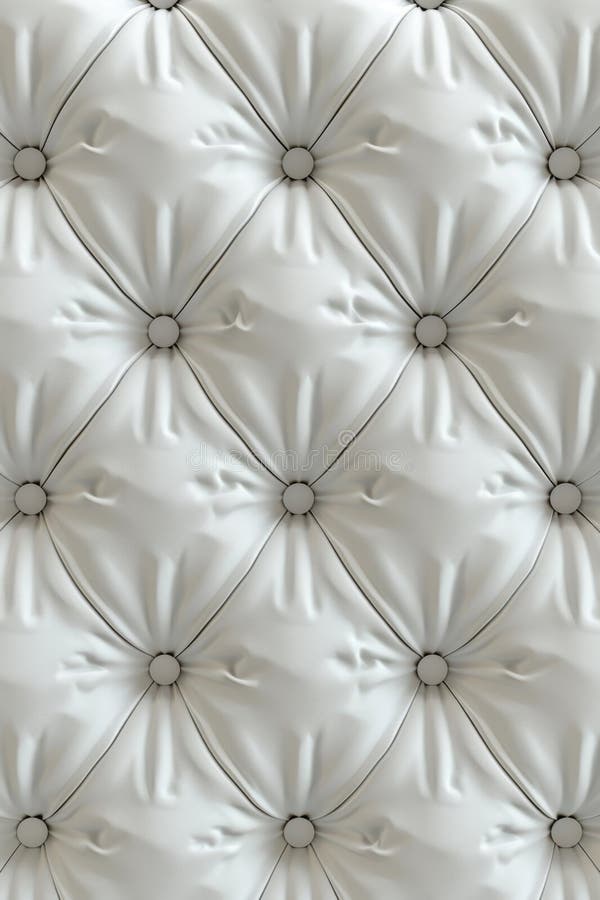 Elegant White Diamond Tufted Pattern for Luxurious Sofa Cushions or ...