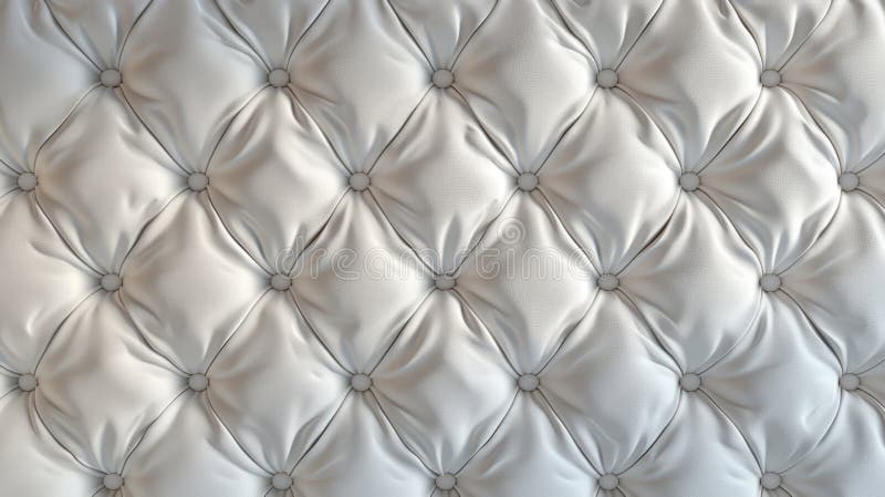 Elegant White Diamond Tufted Pattern for Sofa Cushions or Headboard ...