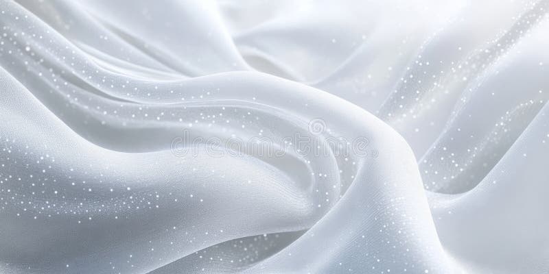 This is an Elegant White Fabric that Features a Beautiful and ...