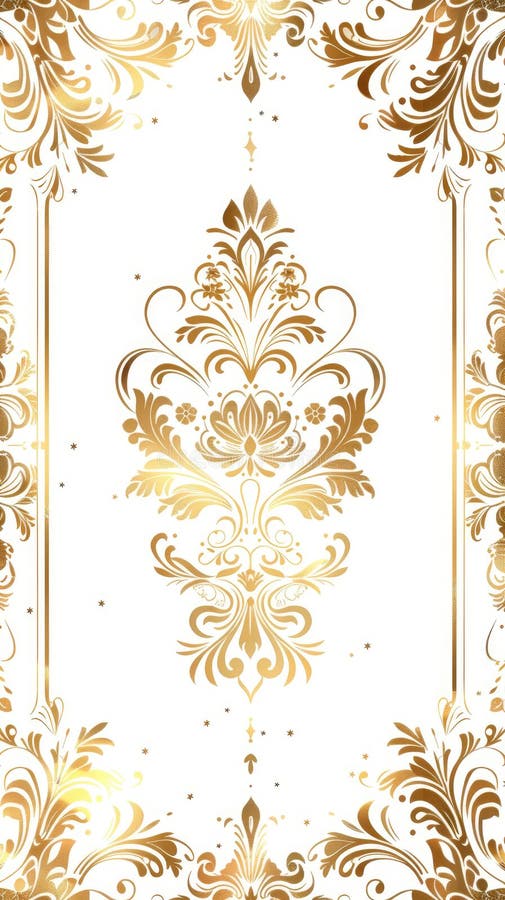 Elegant White and Gold Embossed Decorative Leather Book Stock ...