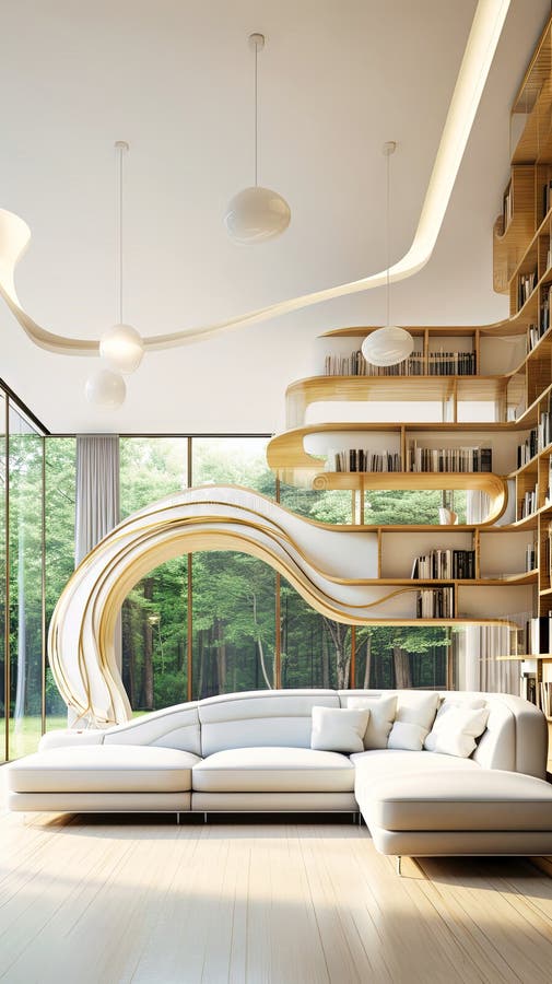 Elegant White and Gold Flower Installation in a Modern Bright Lobby ...