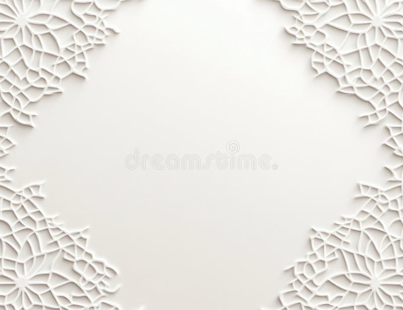 Elegant White Lace Pattern Design Background Texture Subtle Minimalist ...
