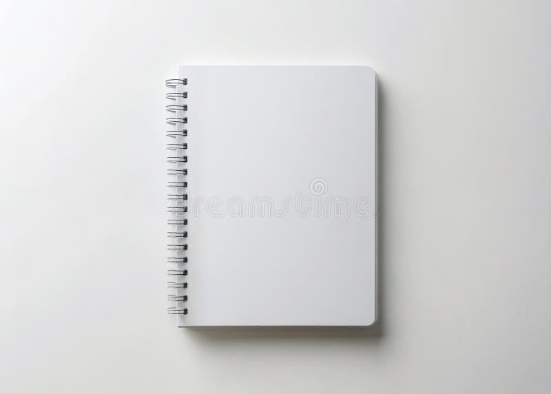 Elegant White Notebook Mockup Showcase Your Design Concepts with this ...