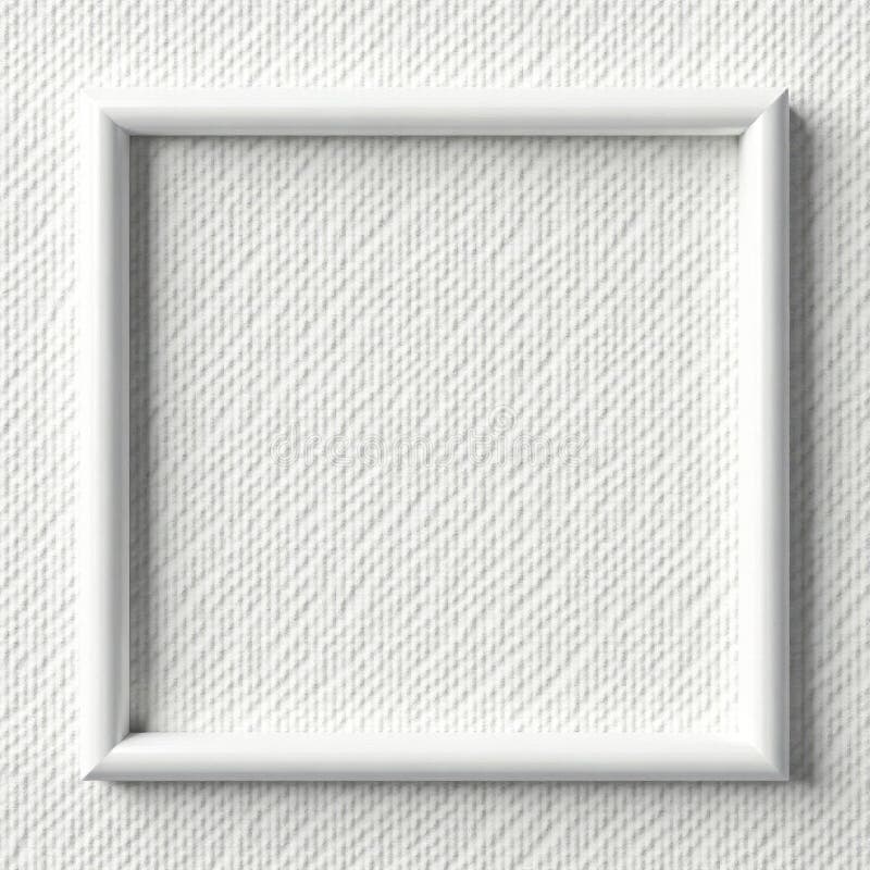 Elegant White Rectangle Frame, Subtle Linen Texture, Border, Design ...