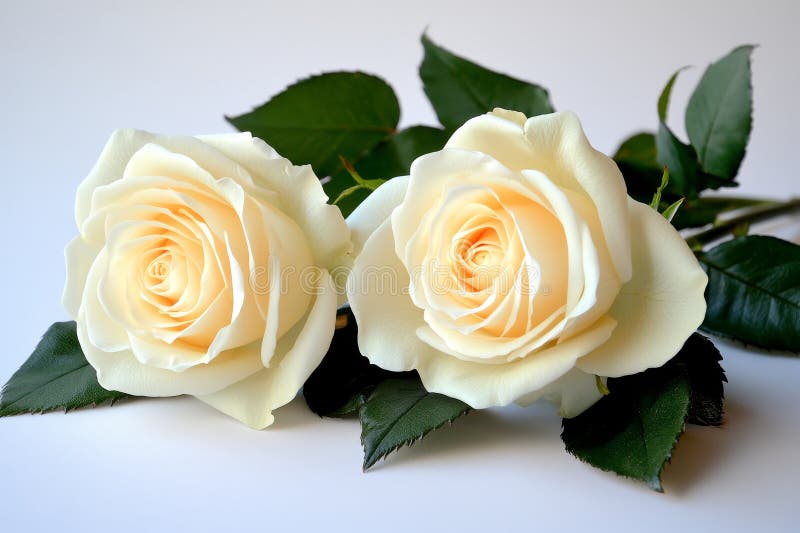 Elegant White Roses Arrangement Stock Photo - Image of still, delicate ...