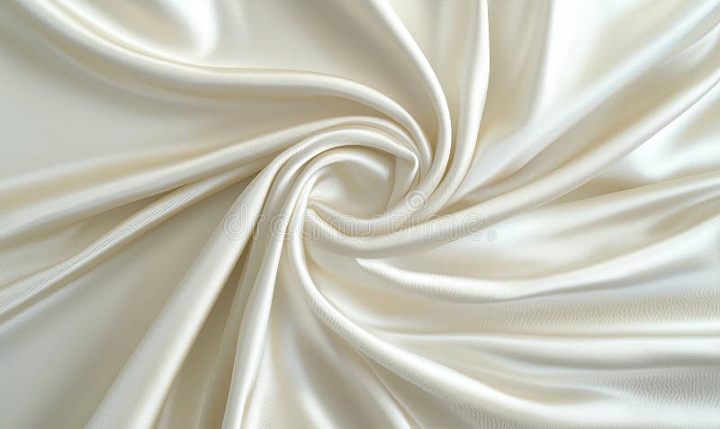 Elegant White Satin Fabric Smooth Texture Luxurious Sheen Design ...