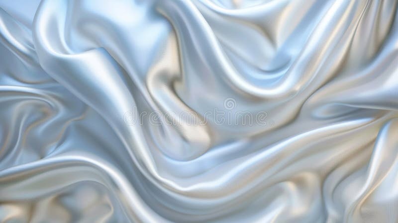 Elegant White Satin Fabric Texture Stock Photo - Image of pattern ...