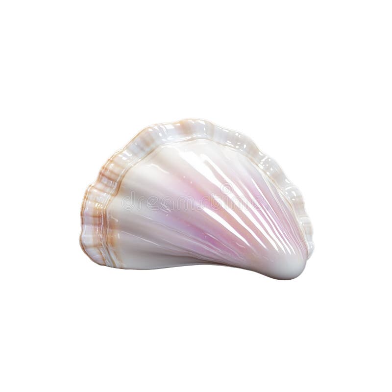 Elegant Sea Shell Natural Texture Isolated Transparent Background Stock ...
