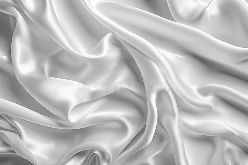 Elegant White Silk Fabric Texture Abstract, Silky Waves. Smooth Textile ...