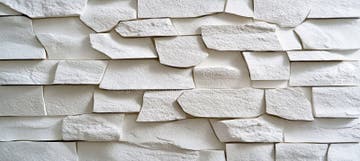 Elegant White Stone Cladding with Seamless Texture for Modern Interior ...