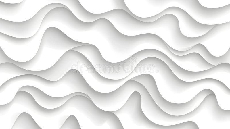 Elegant White Wavy Paper Texture Stock Illustration - Illustration of ...