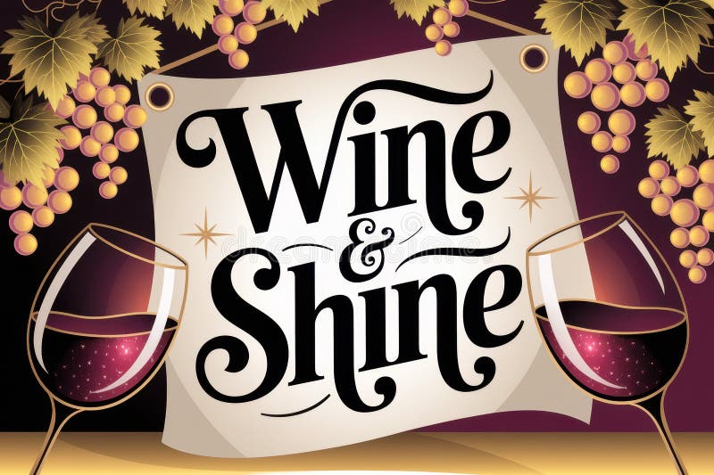 Elegant Wine Tasting Event Invitation with Grapes and Glasses Artwork ...