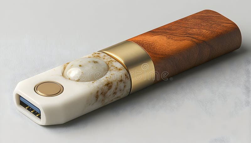 Luxurious AI-Generated USB Drive Stock Illustration - Illustration of ...
