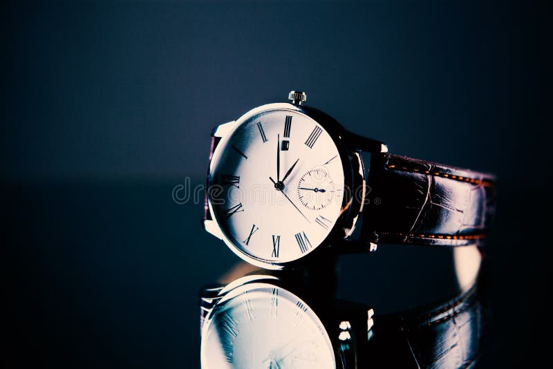 Elegant Wrist Watch Close Up Stock Image - Image of display, precious ...