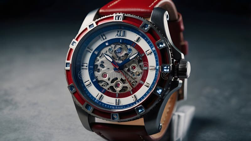 Elegant Wrist Watch with Pointer, AI-generatet Stock Illustration ...