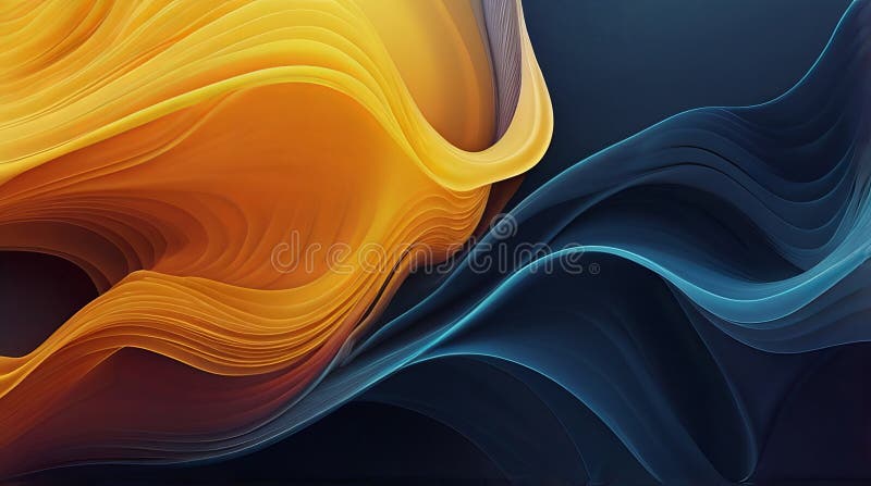 Abstract Wave Background for Modern Wallpaper and Header Design Stock ...