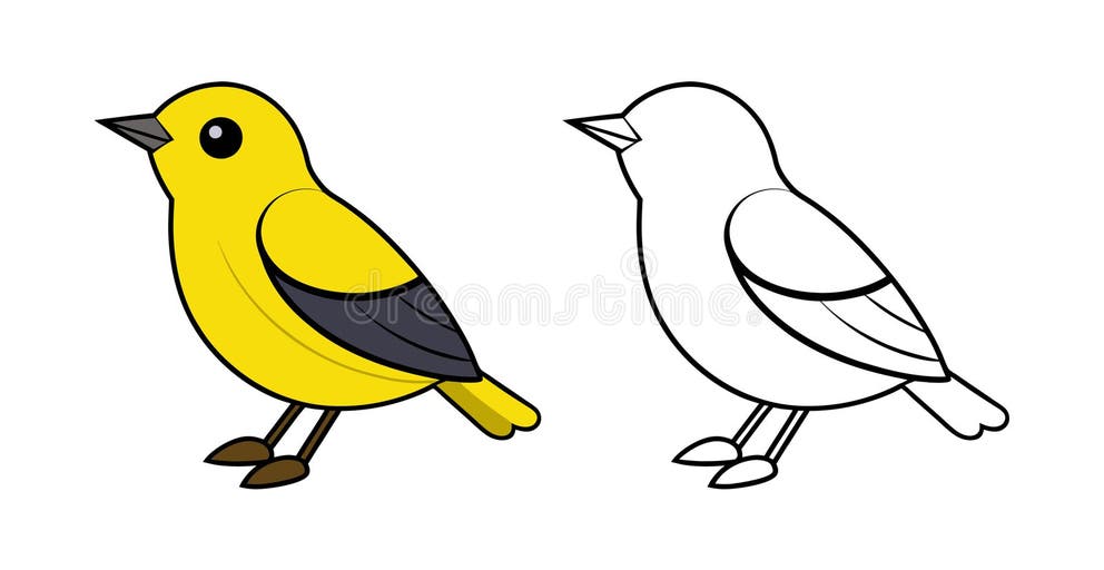 Elegant Yellow-breasted Chat Bird Vector Stock Illustration ...