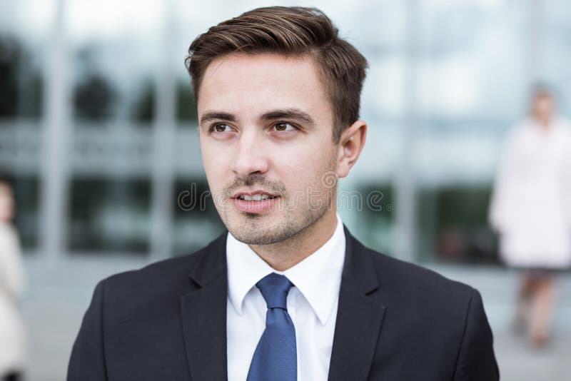 Elegant fit businessman stock image. Image of active - 61235789